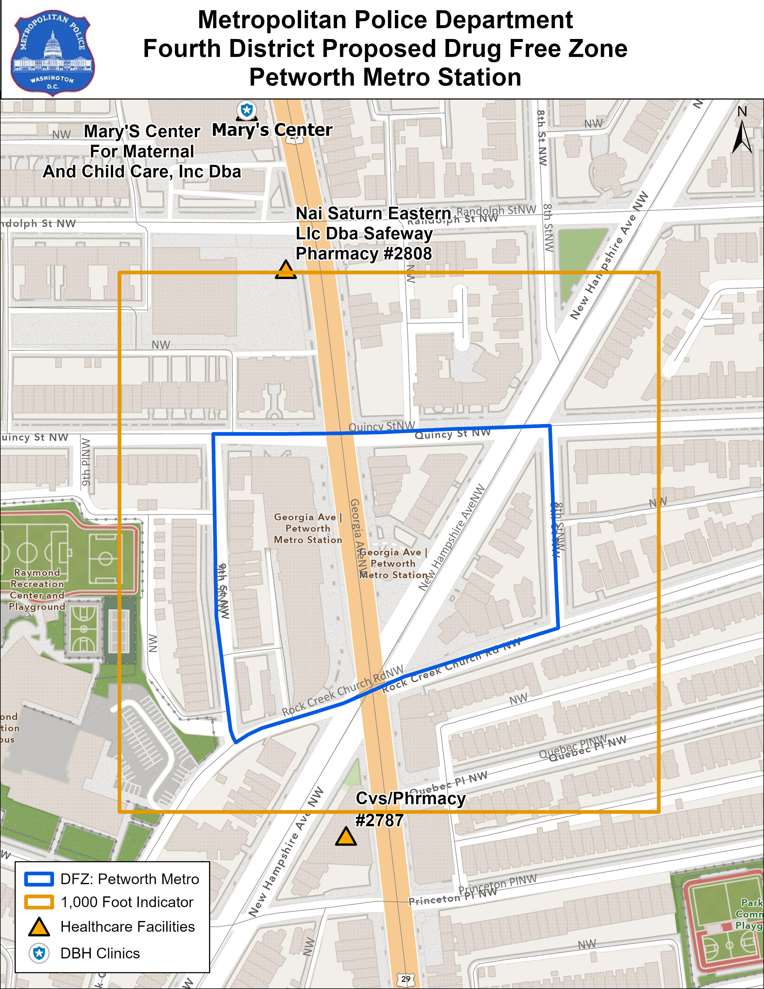 Designated Drug Free Zones | mpdc