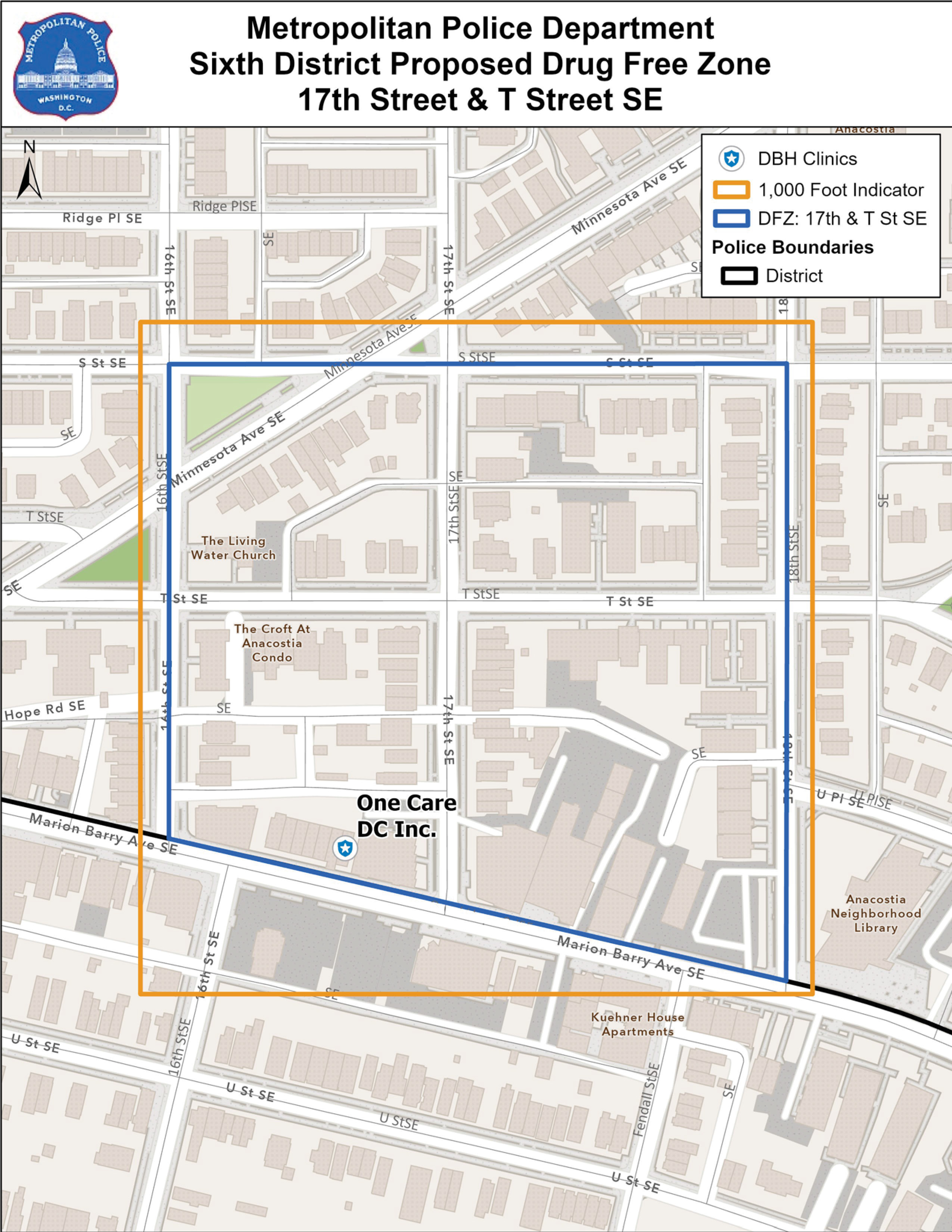 Designated Drug Free Zones | mpdc